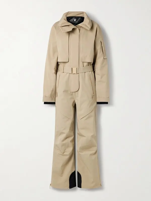 Cordova Volta Belted Ski Suit - Neutrals