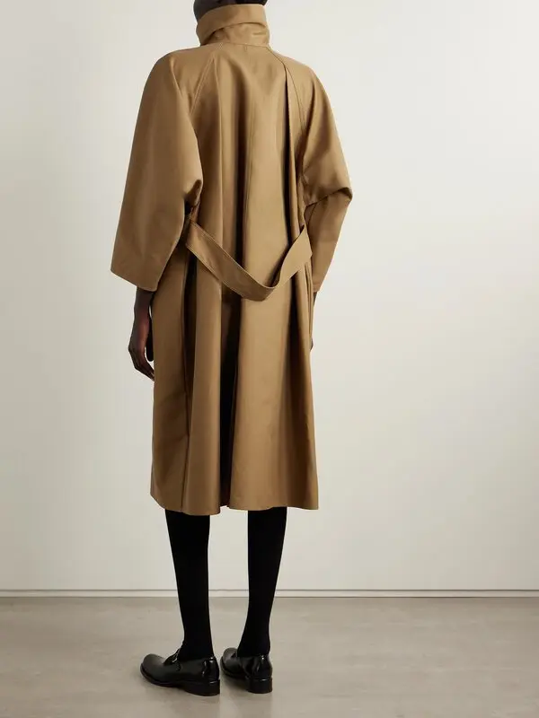 THE ROW Aurore Oversized Cotton Trench Coat