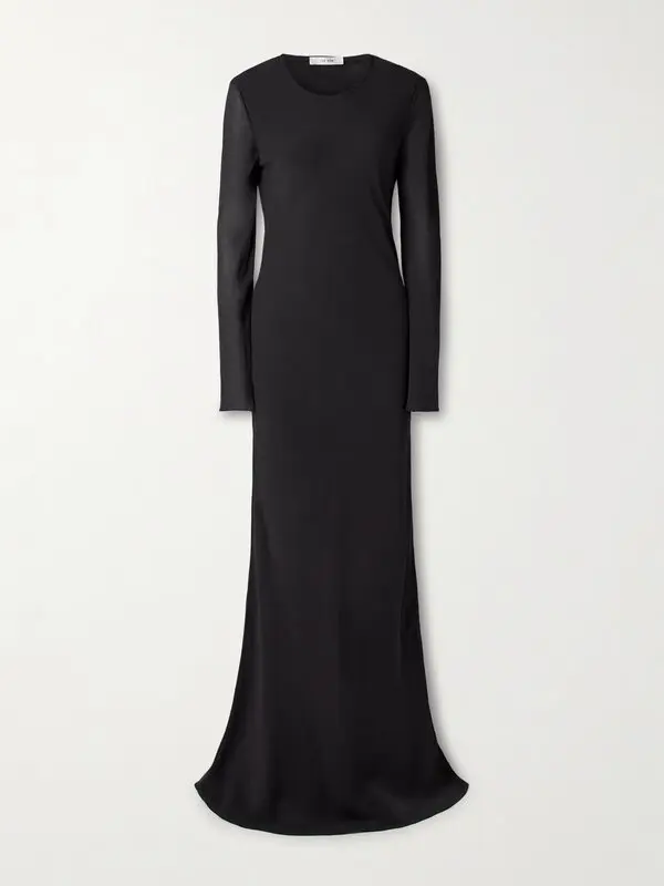 THE ROW Merita Silk-georgette Gown