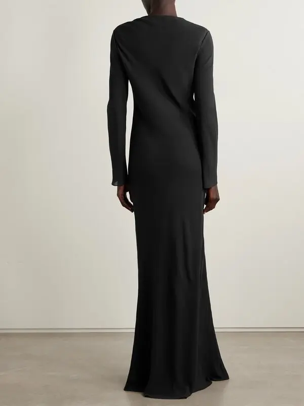 THE ROW Merita Silk-georgette Gown
