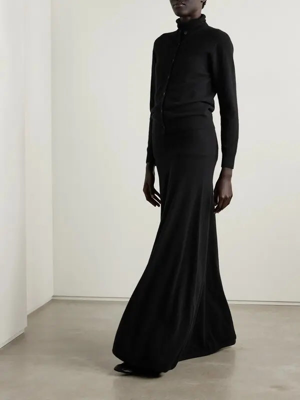 THE ROW Masini Cashmere Maxi Skirt