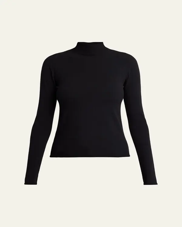 THE ROW Marciat Mock-neck Sweater