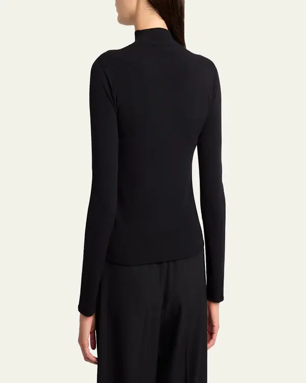 THE ROW Marciat Mock-neck Sweater