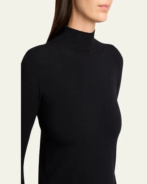 THE ROW Marciat Mock-neck Sweater