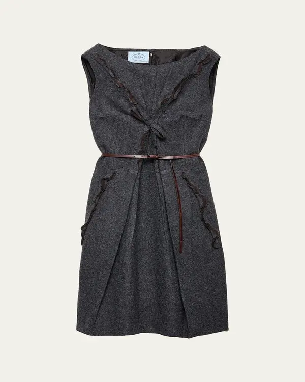 Prada Shetland Wool Dress