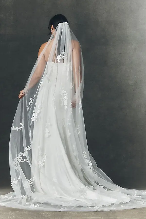 Watters Meadow Cathedral Veil - Ivory