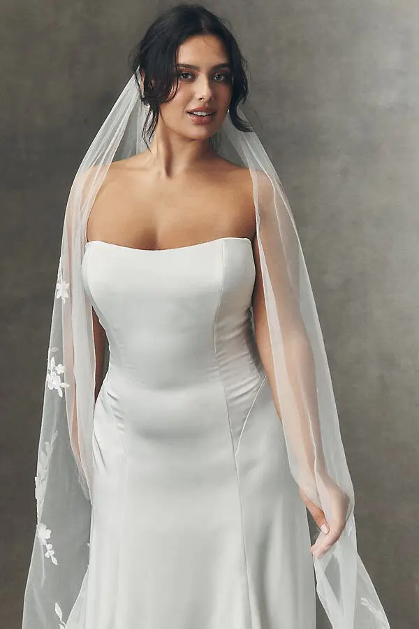 Watters Meadow Cathedral Veil - Ivory