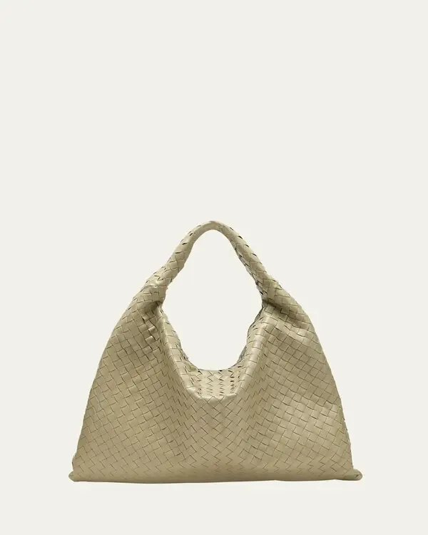 Bottega Veneta Large Hop Shoulder Bag - Travertine