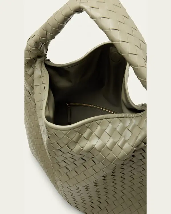 Bottega Veneta Large Hop Shoulder Bag - Travertine