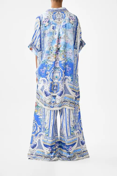 Camilla Oversized Pocket Tunic With Crystal Embellishment