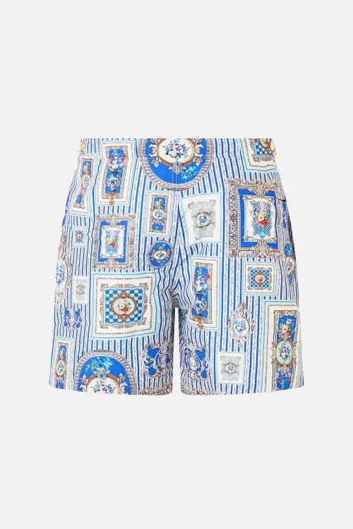 Camilla Mid-length Boardshort With Fixed Waist