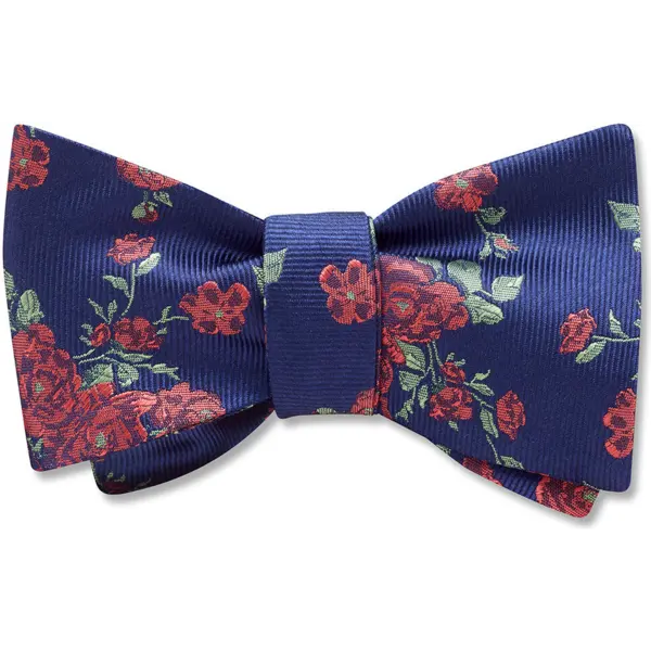 BEAU TIES OF VERMONT Bonnyview Garden Bow Tie - Pre-tied