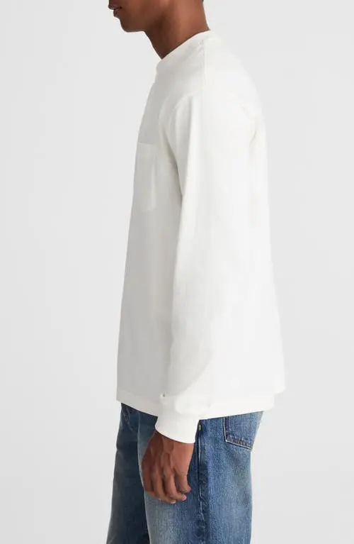 Madewell The Vintage Long Sleeve Pocket T-shirt - Soft White
