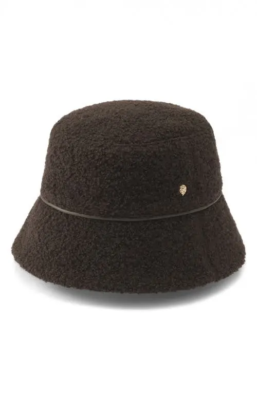 Helen Kaminski Seda Wool-blend Bucket Hat - Chocolate