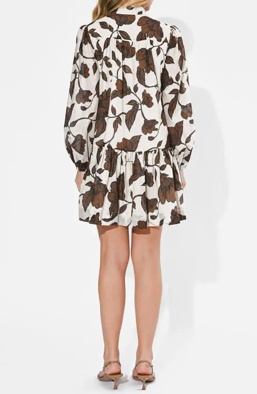 Adelyn Rae Sharon Floral Print Mini Dress