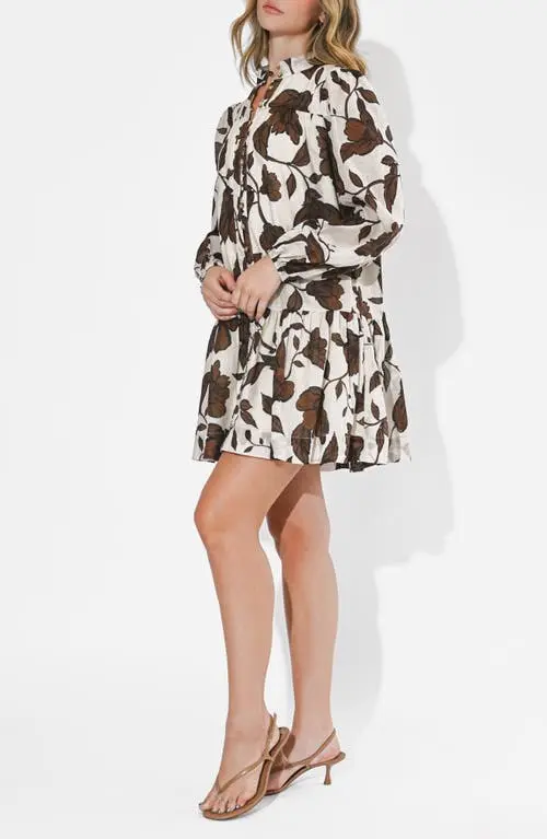 Adelyn Rae Sharon Floral Print Mini Dress