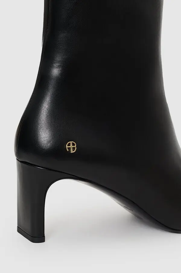 ANINE BING Jayden Leather Ankle Boots