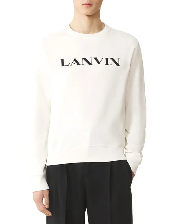 LANVIN Embroidered Cotton Sweatshirt - Cloth