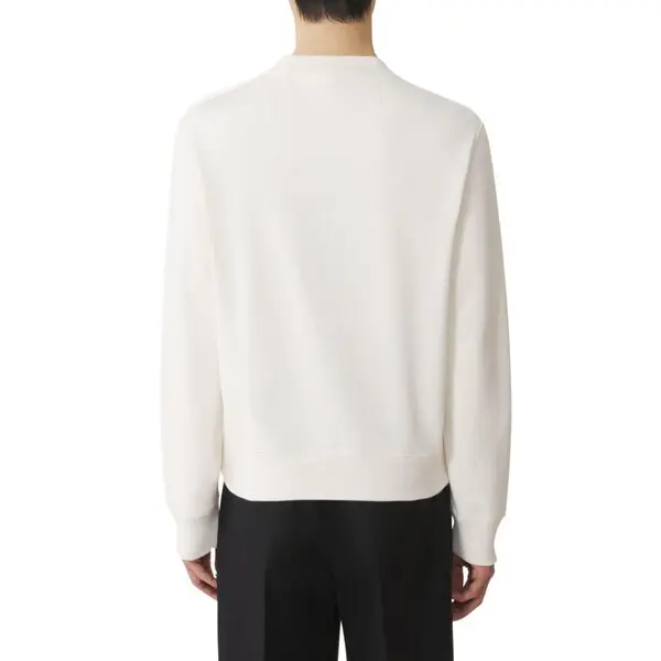 LANVIN Embroidered Cotton Sweatshirt - White.