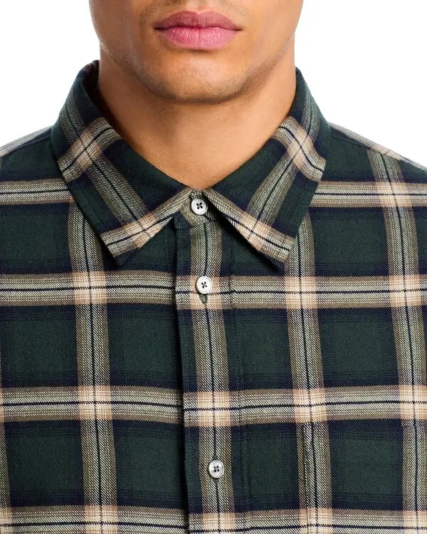 FRAME Soa Plaid Regular Fit Button Down Shirt