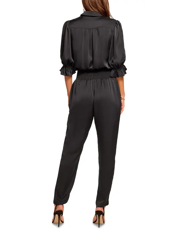 Ramy Brook Dina Smocked Jumpsuit
