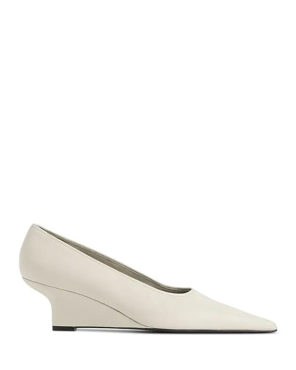 TOTEME Sharp Wedge Pumps - White