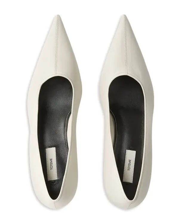 TOTEME Sharp Wedge Pumps - White