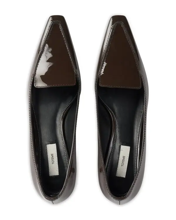 TOTEME Patent Loafer Pumps