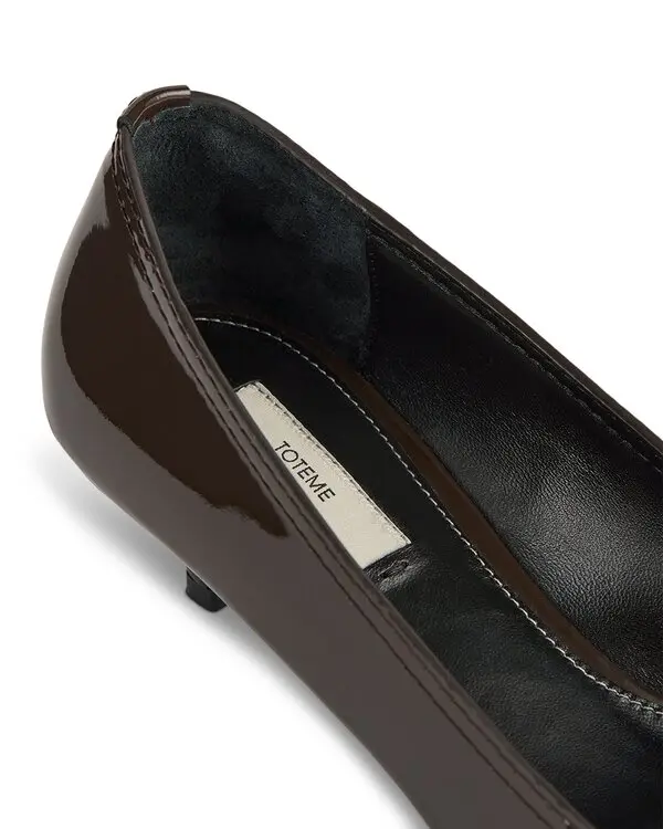 TOTEME Patent Loafer Pumps