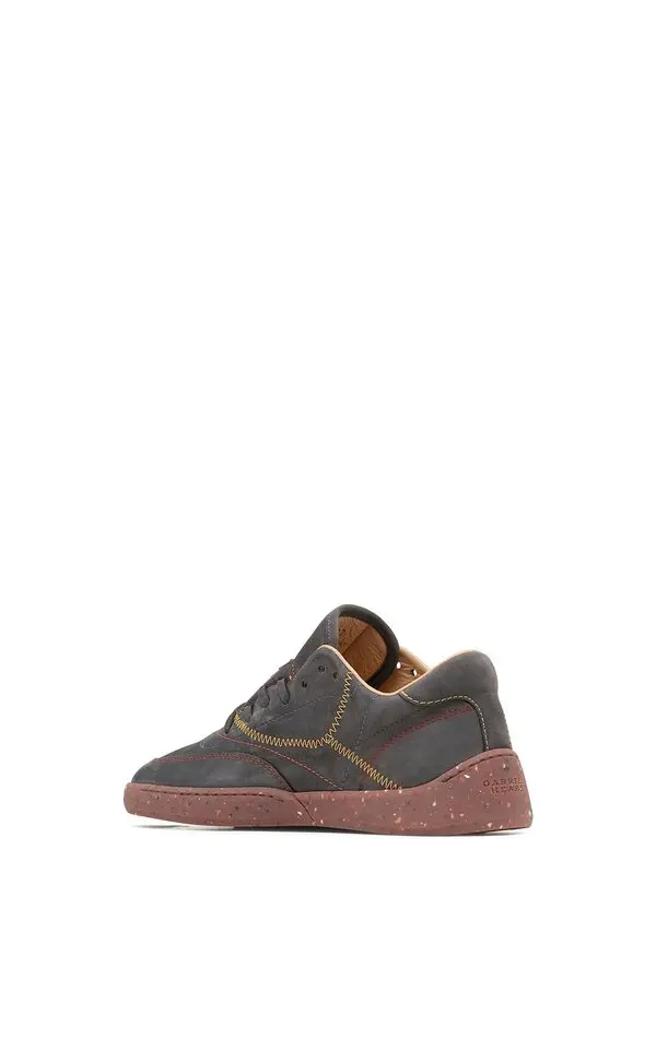 Gabriela Hearst Ohio Nubuck Slip-on Sneakers - Charcoal