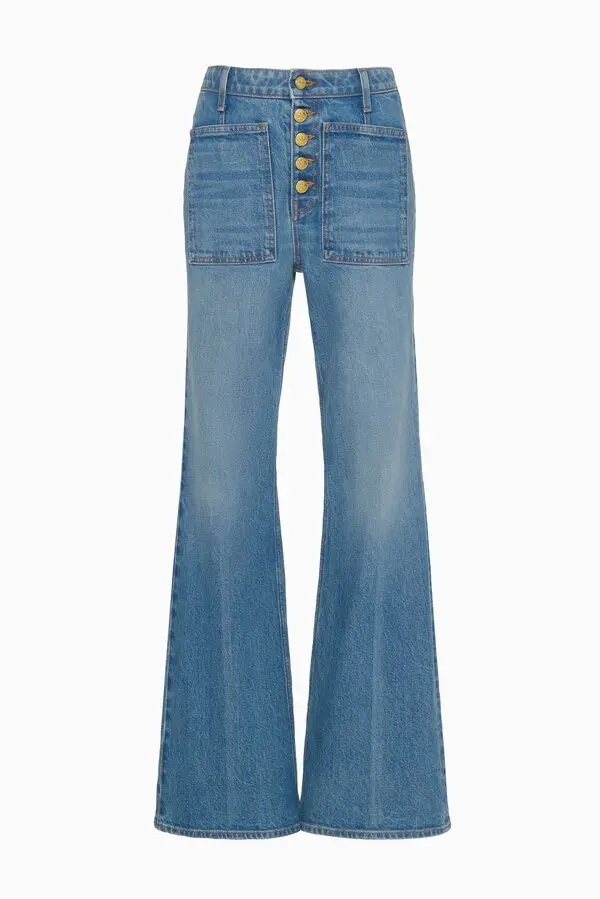 Ulla Johnson The Lou Stretch Jeans - Danube