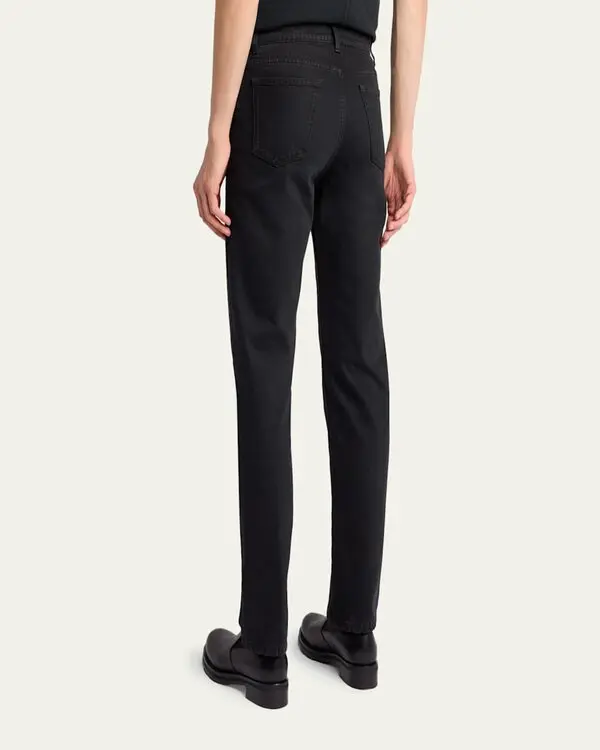 THE ROW Slim Fit Five-pocket Denim Pants