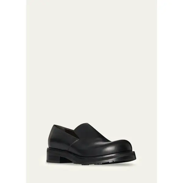 THE ROW Lug Sole Leather Loafers