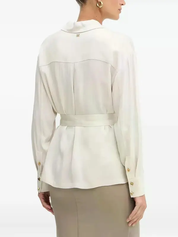 MARCIANO Belted-pocket Shirt - Neutrals