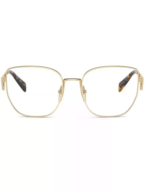 Prada Square-frame Eyeglasses - Gold