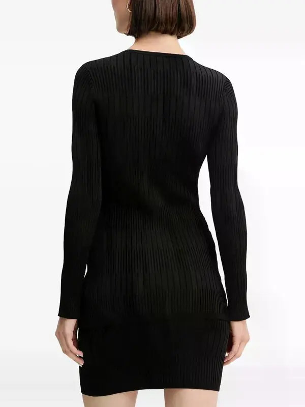 MARCIANO Ribbed Button Cardigan