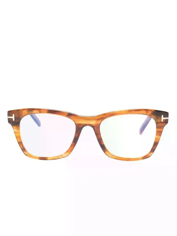 TOM FORD Square-frame Glasses - Brown