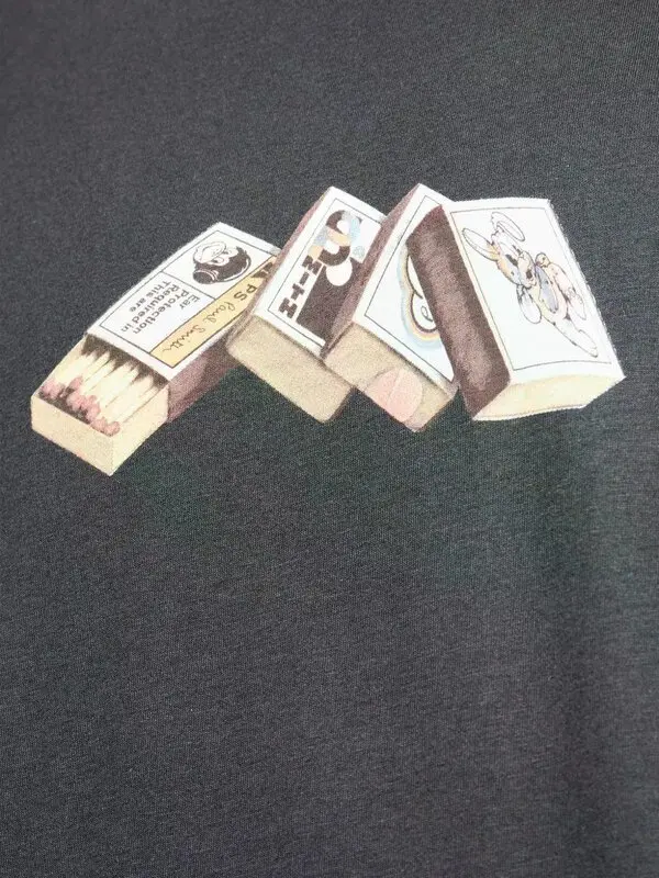Paul Smith Matchboxes-print T-shirt - Black