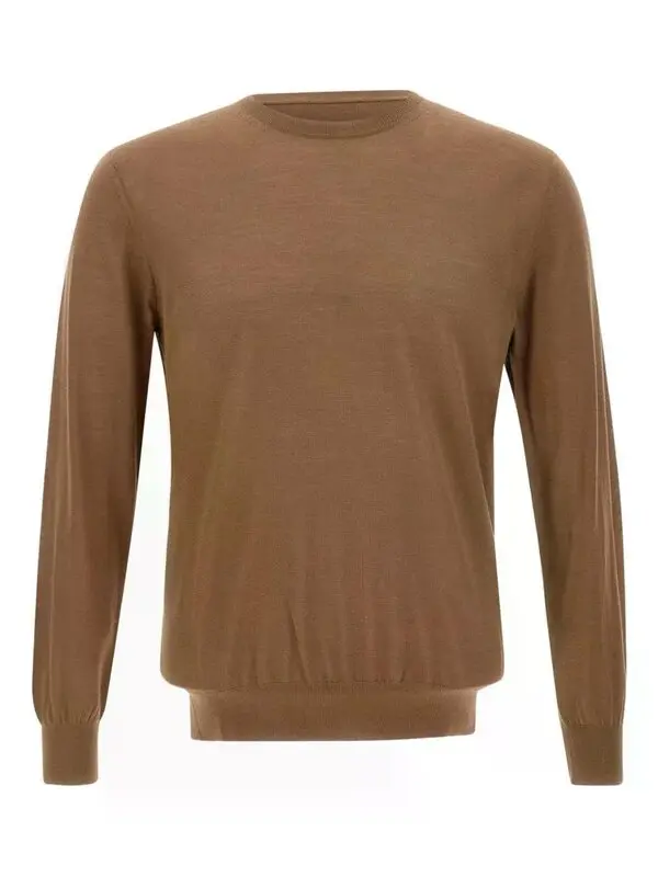KANGRA Crew-neck Ribbed Jumper