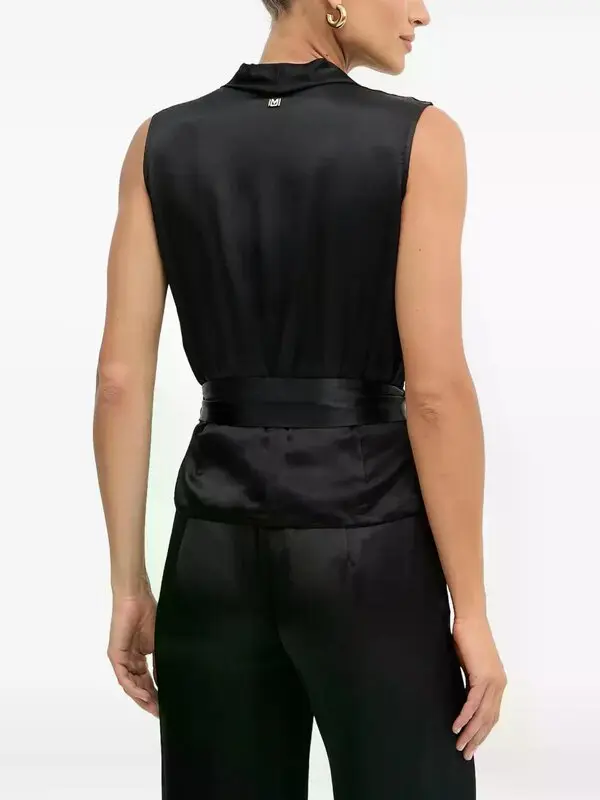 MARCIANO Belted Sleeveless Top