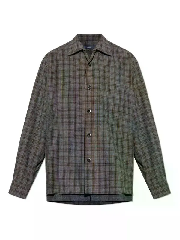 Comme Des Garçons Plaid-pattern Shirt