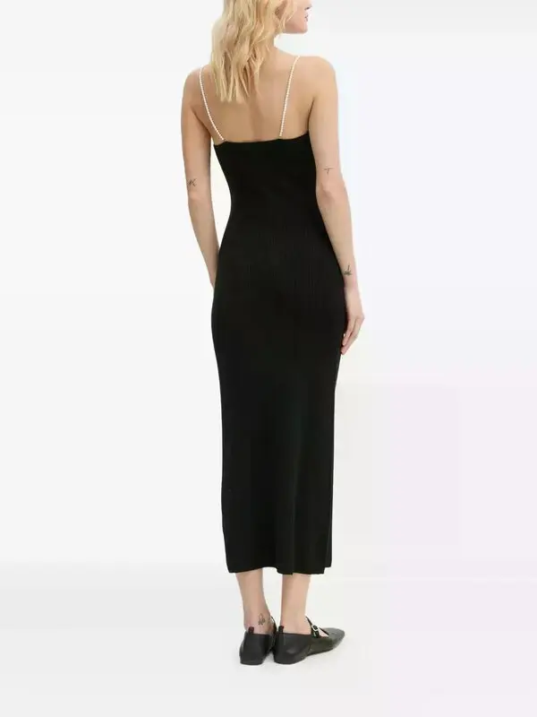 From Future Pearl-strap Midi Dress