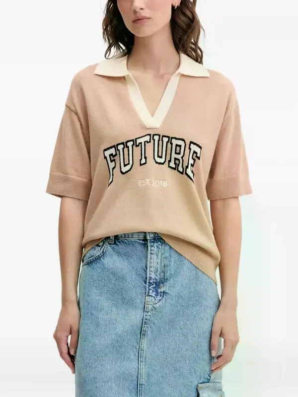From Future Collared Sweater