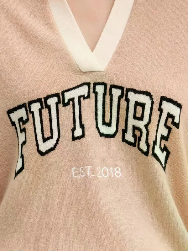 From Future Collared Sweater