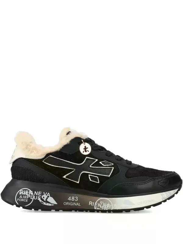 Premiata Lauryn Fur Logo Trainers