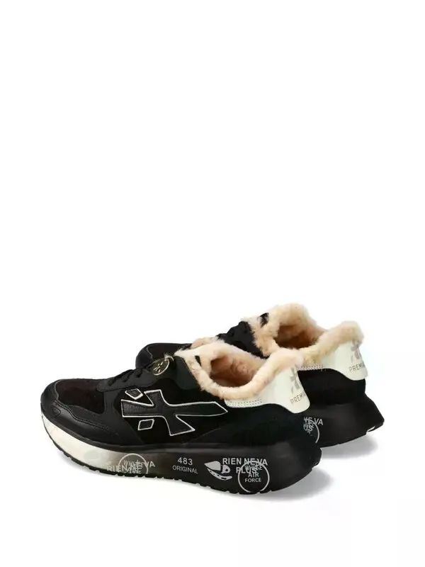 Premiata Lauryn Fur Logo Trainers