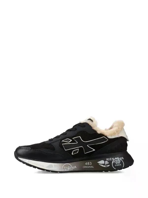 Premiata Lauryn Fur Logo Trainers