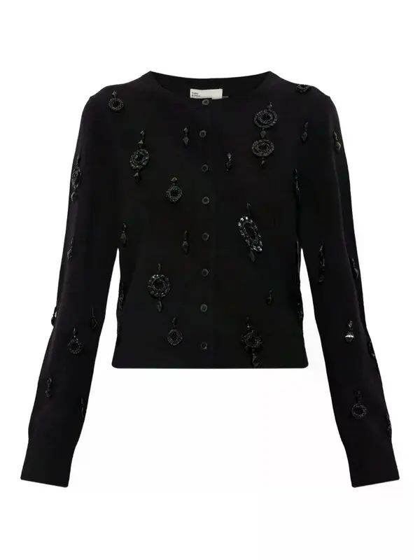 Tory Burch Embellished Button-fastening Sweater
