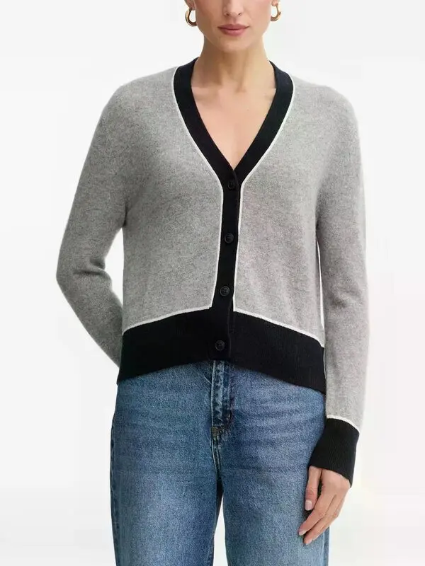 From Future V-neck Cardigan - Grey