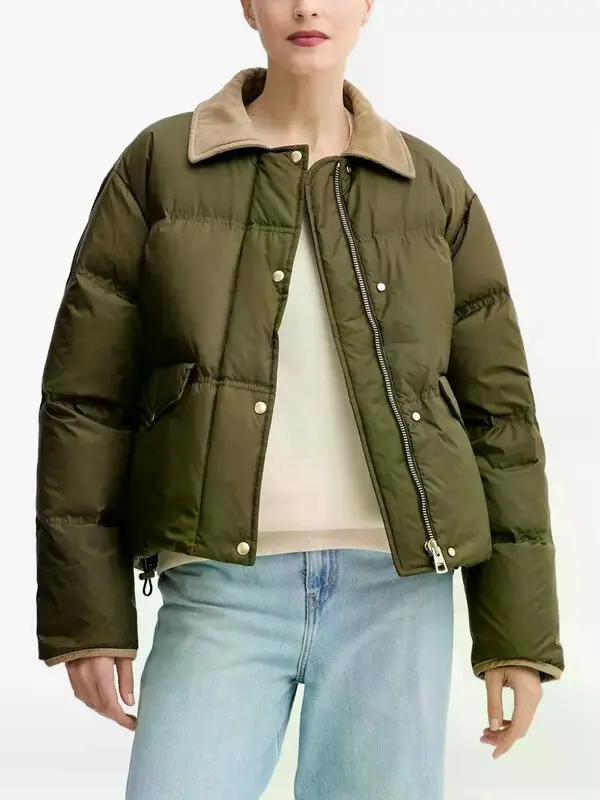 Marc O'polo Padded Jacket With Corduroy Collar